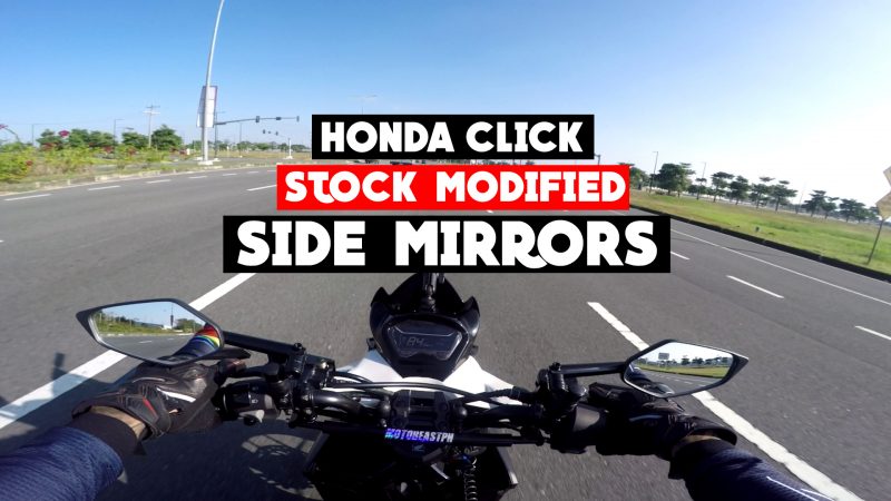 Honda Click 125i | Stock Modified Sidemirrors - MotobeastPH